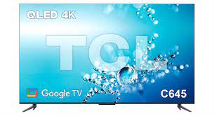 מסך 50″ TCL SMART 4K QLED דגם 50C645