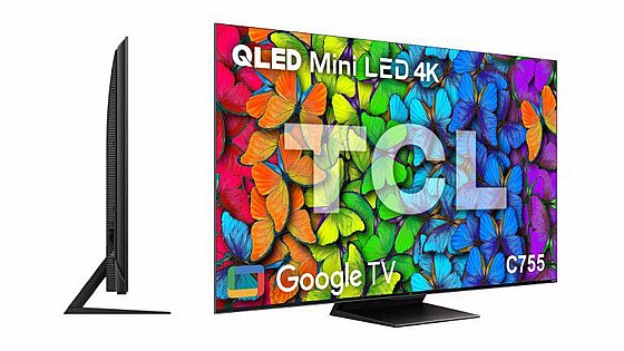 מסך 65″ TCL QLED Mini LED 65C755