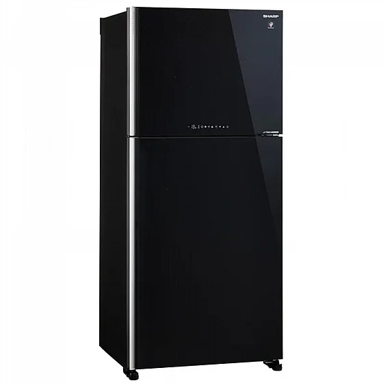 מקרר 2 דלתות מקפיא עליון 604 ליטר Sharp SJ-GTR820G - זכוכית שחורה|יבואן רישמי|אחריות לשנה + 9 ע ...