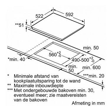 כיריים Bosch PIE611BB1E בוש